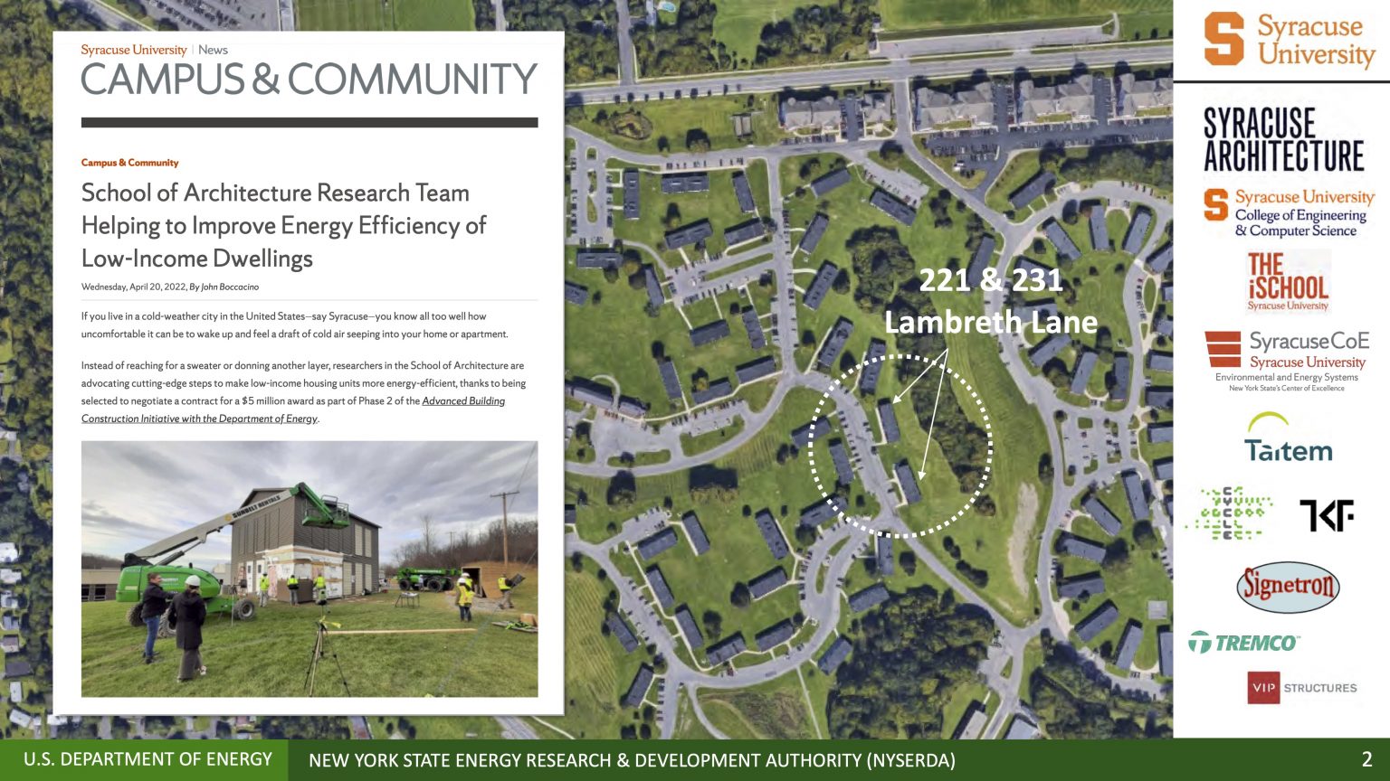 Sustainable South Campus - SyracuseCoE – Syracuse University